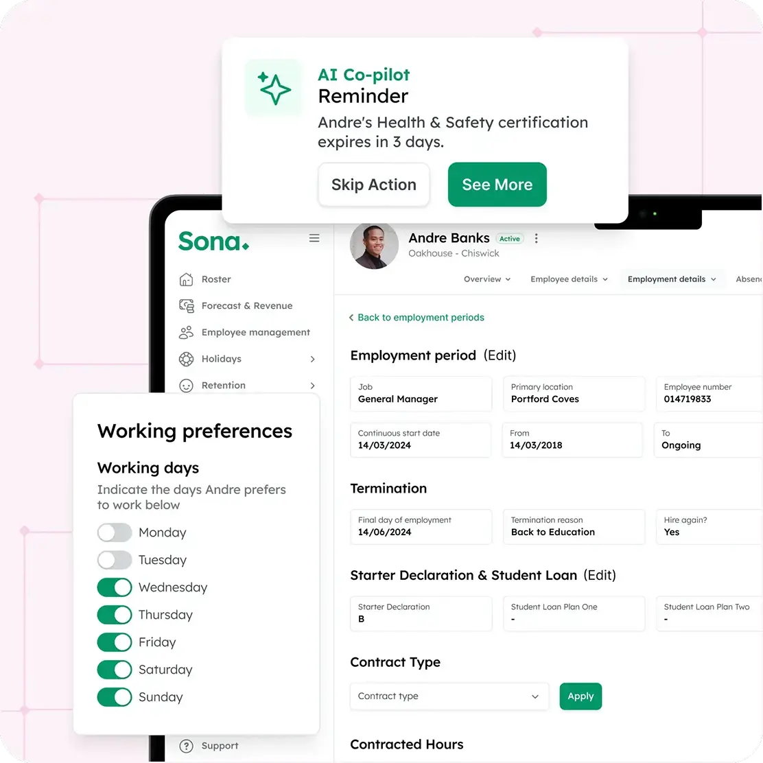 Employee Records | Sona Features
